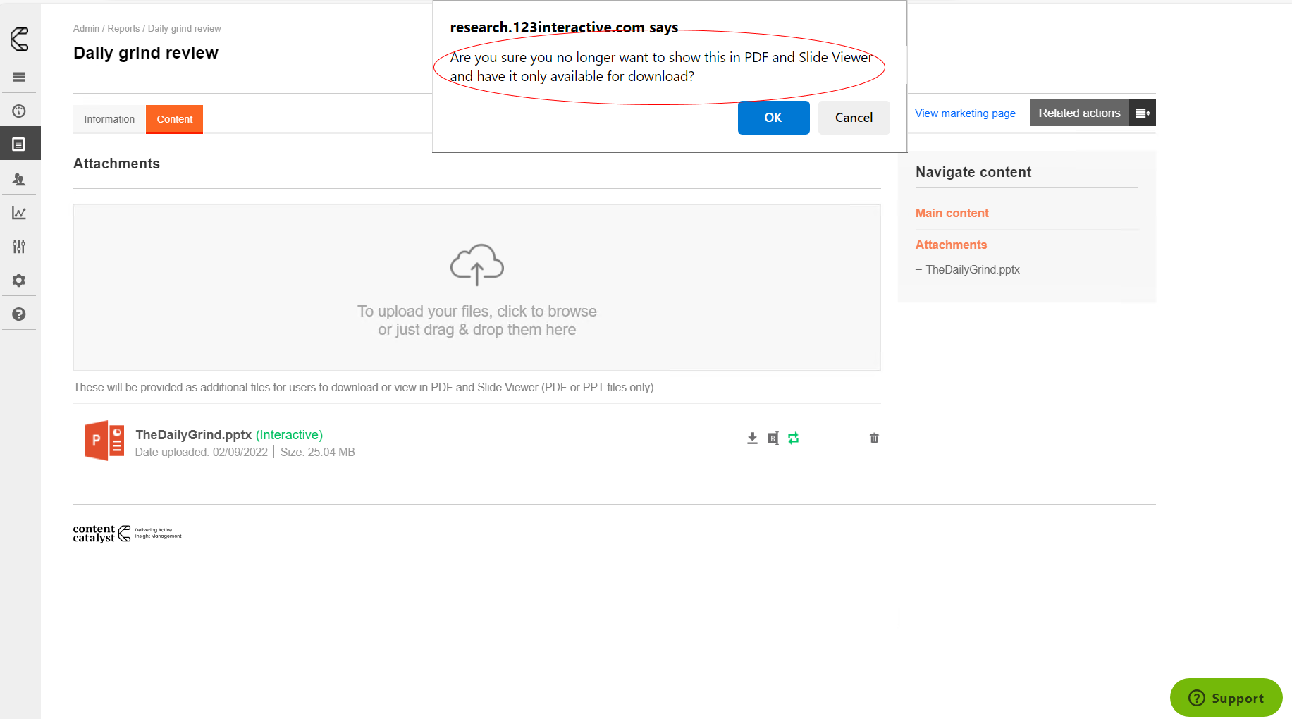 Uploading Attachments and Print Copies